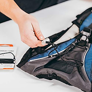 GEAR AID Elastic Shock Cord for Tent Poles and Jackets, Black, 84'' x 1/8''