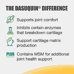 Nutramax Laboratories Dasuquin with MSM Joint Health Supplement for Large Dogs - With Glucosamine, MSM, Chondroitin, ASU, Boswellia Serrata Extract, and Green Tea Extract, 84 Soft Chews