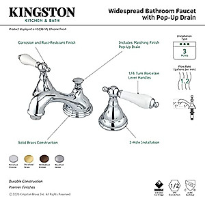 Kingston Brass KS5565PL Royale Widespread Bathroom Faucet, 4-3/4", Oil Rubbed Bronze