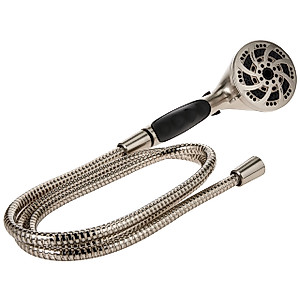 ETL Oxygenics 92489 Fury RV Handheld Shower - Brushed Nickel, 72 inch Hose length