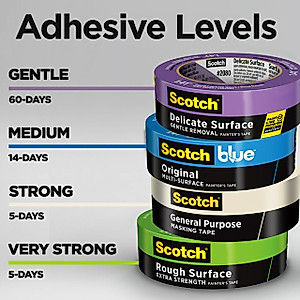 Scotch 2050-48MP 3M 2050 General Painting, 1.88-Inch x 60.1-Yard, 1-Pack Masking Tape, Width, Beige