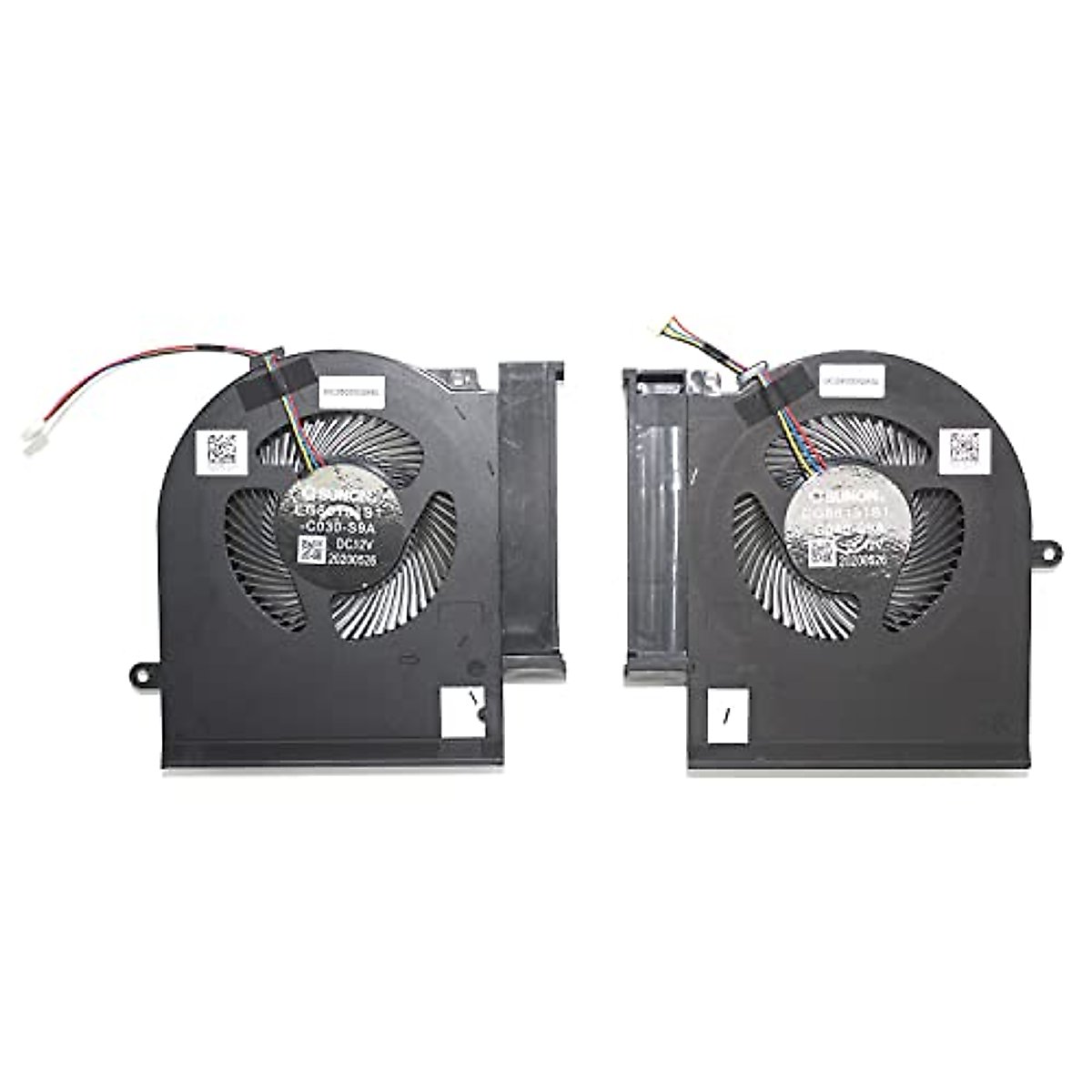 NODRLIN New 05C68F 05CC81 for Dell Alienware AREA-51M R1 R2 RTX2060 CPU & GPU Fan