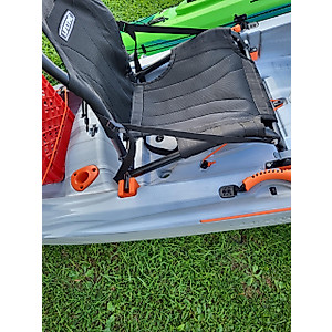 Zephyr's Market Kayak Seat Risers Compatible with Lifetime Tamarack Pro, Kenai Pro, and Teton Angler Kayaks (Black)