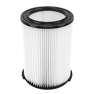 Standard Wet/Dry Vac Filter VF4000 for ridged Vacs 5 Gallons and Larger Vacuum Cleaner, Replacement VF4000 Filter,also fit craftsman 17816,1 Pack