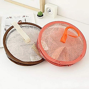 GSHLLO Foldable 3 Compartments Hanging Mesh Storage Bags Mesh Organizer Basket Drying Net Bag with Zipper for Bathroom Wardrobe
