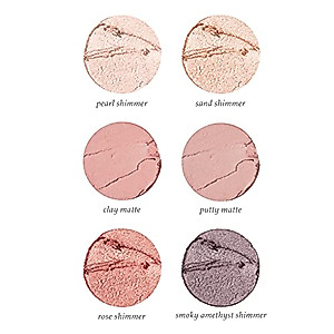 Julep Eyeshadow 101 Palette-Style Creme-to-Powder 6 Piece Eyeshadow Set Garden Party