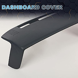 PIT66 Dash Cover Compatible with 1981-1991 GMC Chevy Trucks Dashboard Cover Dark Blue