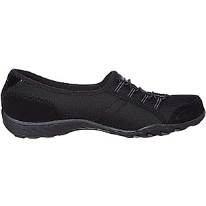 Skechers Sport Women's Breathe Easy Allure Fashion Sneaker,Black,10 M US