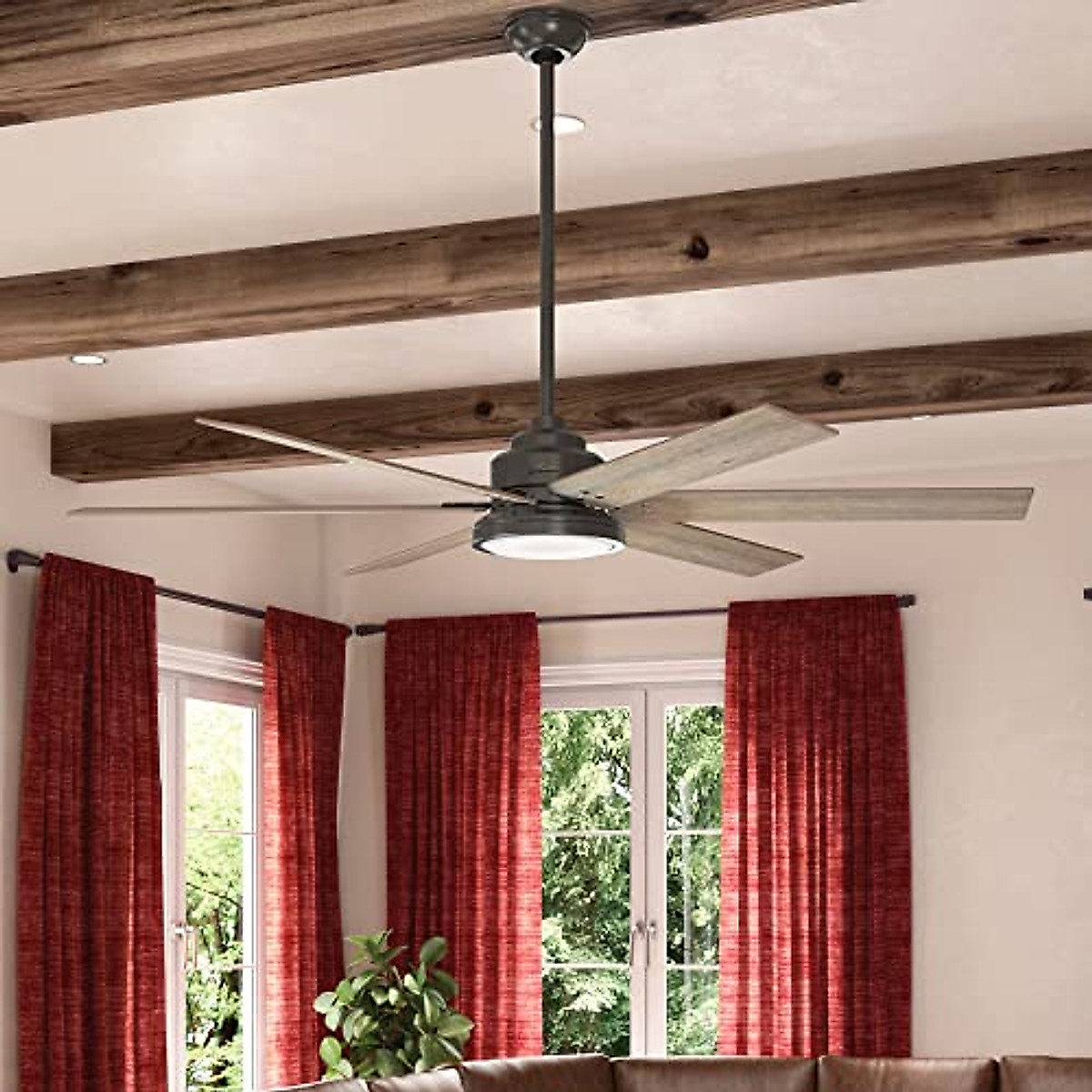 Hunter Fan Company 59397 Warrant Ceiling Fan, Noble Bronze Finish