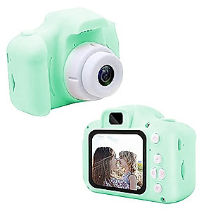 Kids Camera, Christmas Birthday Kids Camera for Boys Girls Age 3-9, Kid Camera for Toddler, Video Camera for Kids, Kids Digital Camera, Kidizoom Camera, Mini Camera for Kids with 32GB SD Card (Green)
