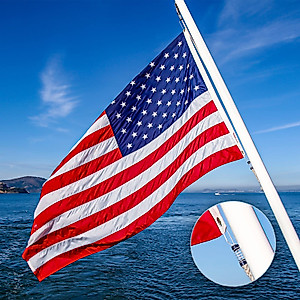 Moxweyeni Boat Flag Clips Stainless Steel Marine Flag Clips for Halyards Outrigger Lines Antennas Stern Lights Flagpole Rope Fishing(4 Pack)