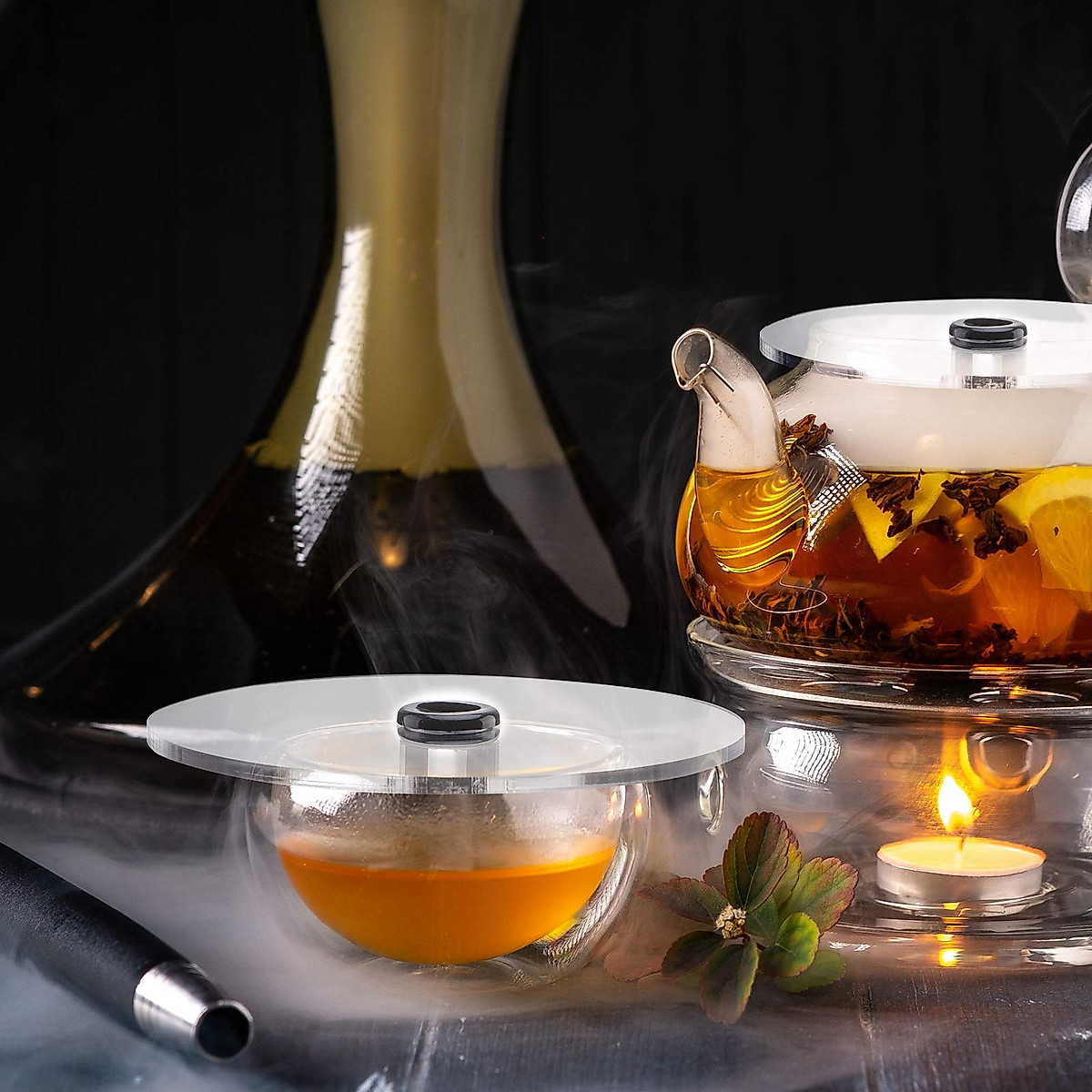 Infuser Lids Cocktail Drinks Covers Handy Cup Lids for Cocktail Drinks Accessories (3)