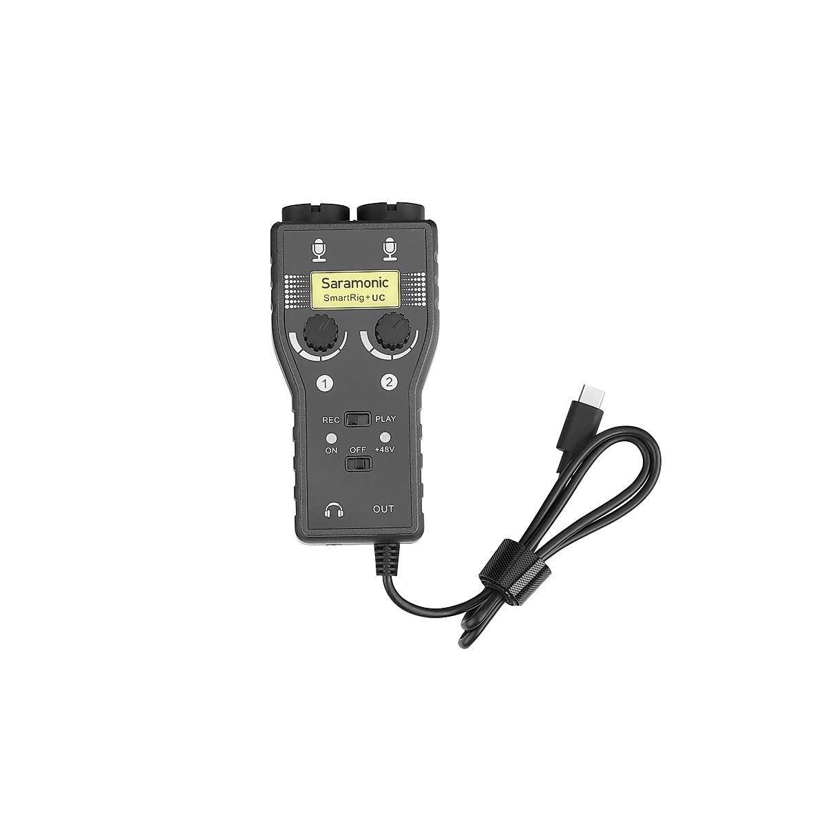 Saramonic SmartRig+UC 2-Channel USB-C Audio Interface w/XLR, 1/4" & 1/8" Inputs & Headphone Out for iPhone 15, Android Mobile Devices, Computers, New iPad & More