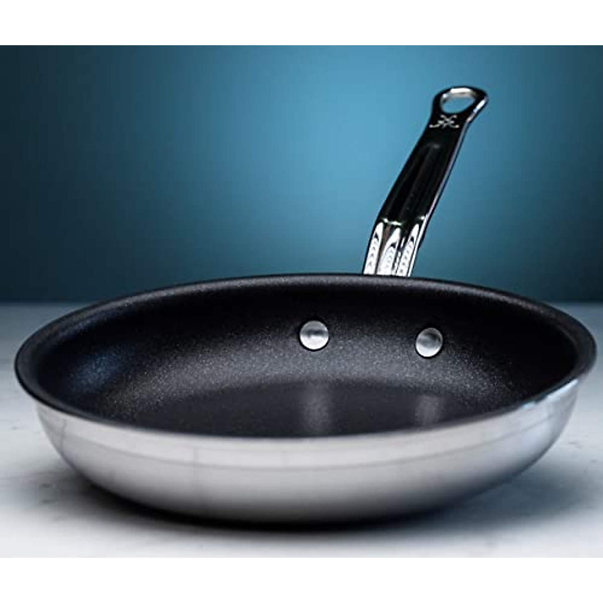 Hestan - ProBond Collection - TITUM 100% Triple Bonded Nonstick Stainless Steel Frying Pan, Induction Cooktop Compatible, Made without PFOAs (8.5-Inch)