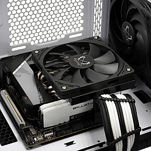 Scythe Big Shuriken 3 Rev.B CPU Air Cooler, 120mm Low Profile (67mm Tall), Intel LGA1700, LGA1151, AMD AM5/AM4/Ryzen