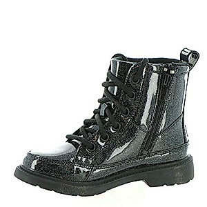 UGG K Robley Glitter Boot, Black, Size 6