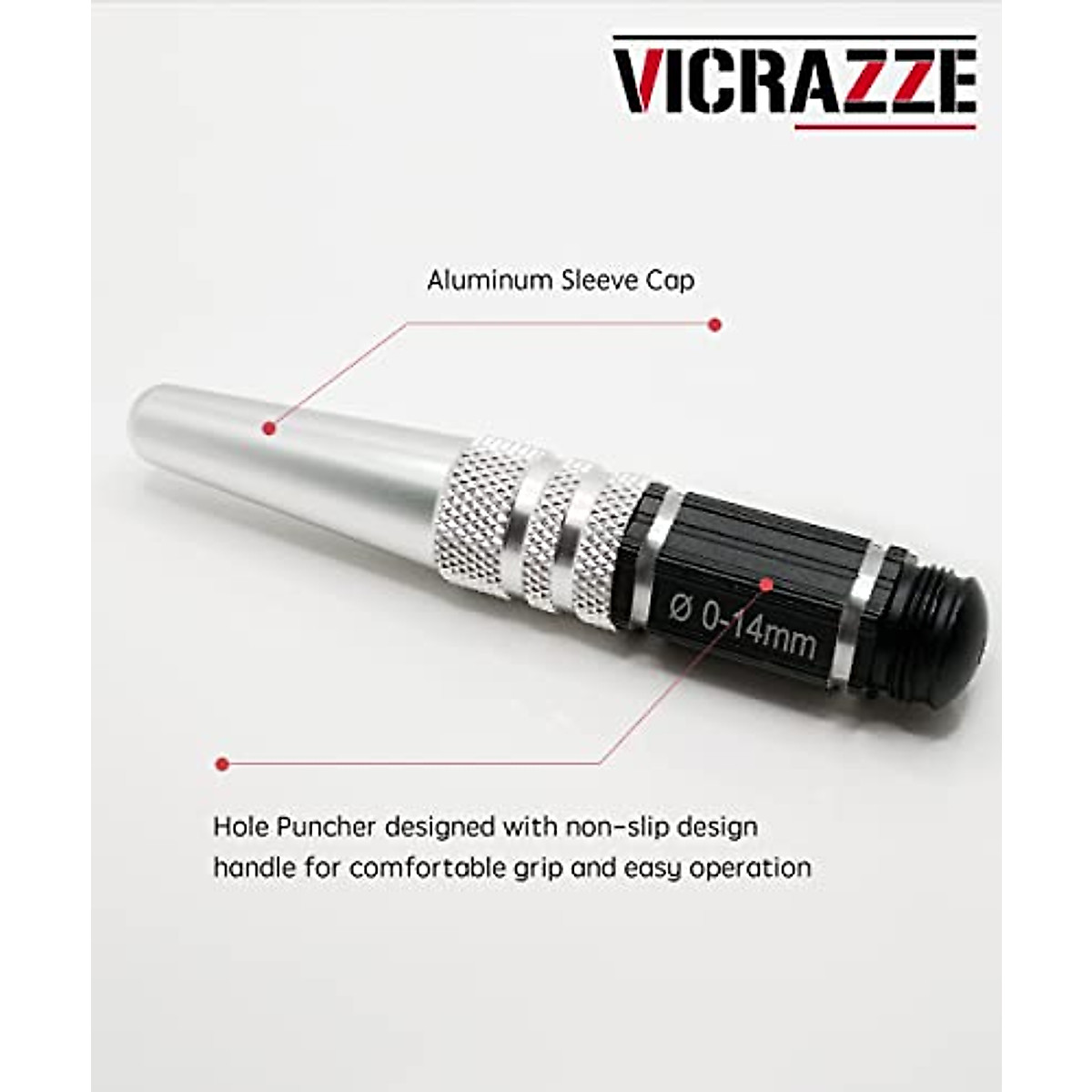 VICRAZZE RC Body Reamer Curved Scissors & Straight Scissors RC Car Body Shell Lexan Plastic Trimming Tools Set