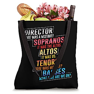 Choir Director Gifts Choir Director Shirt Funny Choir Tote Bag