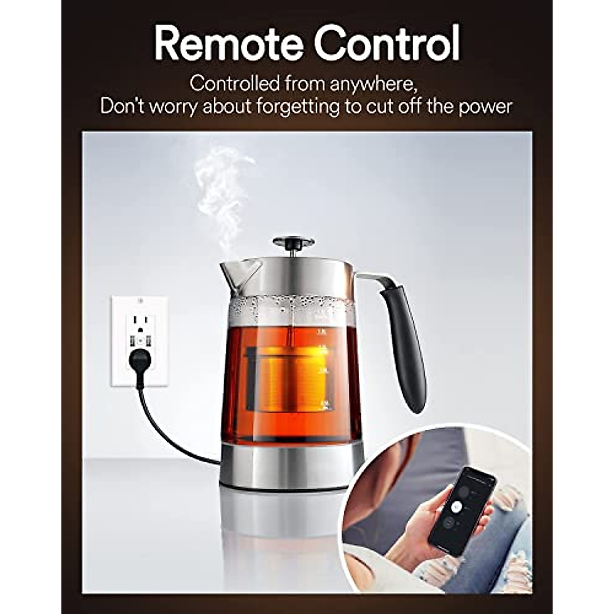 Smart USB Outlet in-Wall - Smart Electrical Outlet That Work with Alexa, Google Home, 15 Amp, No Hub Required, ETL & FCC Certified, 2.4G WiFi Only (2 Pack)