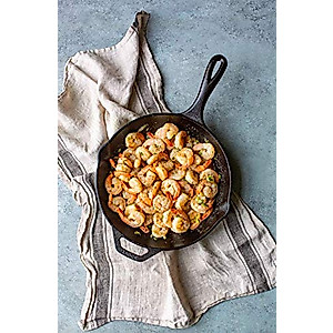 Lodge Chef Collection 10 Inch Cast Iron Chef Style Skillet. Seasoned and Ready for the Stove, Grill or Campfire. Made from Quality Materials for a Lifetime of Sautéing, Baking, Frying and Grilling