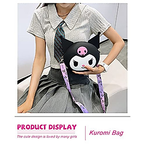 Kuromi Bag,my melody backpack,Kuromi Accessories,Cute Cartoon Character Bag, My Melody Anime Toy Bag
