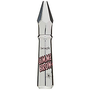 Benefit Gimme Brow+ Volumizing Fiber Gel, #3 Medium Neutral Light Brown, 0.05 Fl Oz