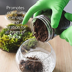 Professional Perlite | Large 2.2 Quarts | Medium Grade for Container and Garden Plants | pH Neutral Lightweight Soil Additive | Made in USA