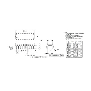 Bridgold 10pcs 74LS245 74LS245N SN74LS245N HD74LS245P DM74LS245N Octal Bus Transceivers with 3-State Outputs IC Chip. DIP-20
