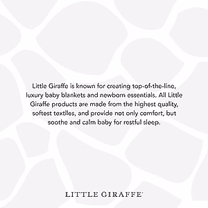 Little Giraffe Baby Blanket - Luxe Soft Blanket with Satin Trim - Baby Stroller Blanket - Newborn Baby Essentials & Baby Gifts - 29x35" - Pink