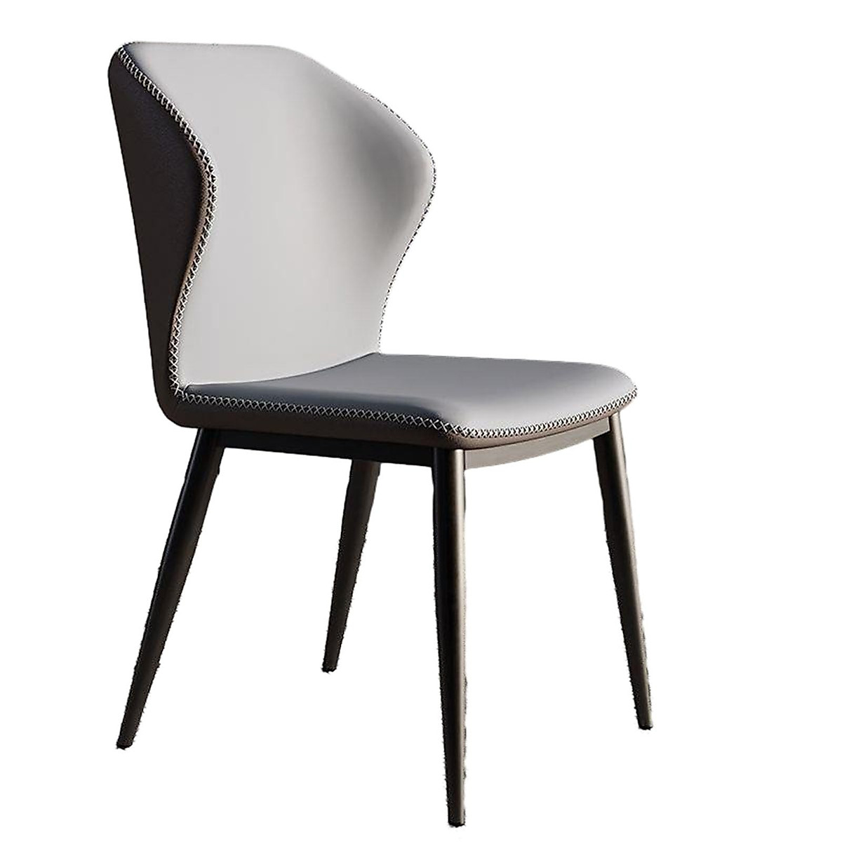 ZARBAILRE Kitchen Dining Room Chairs, Dining Chairs Side PU Cushion Chairs, Kitchen Chairs Restaurant Chairs for Kitchen Dining Room Side Chair (B Set of 1)