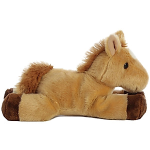 Aurora® Adorable Mini Flopsie™ Prancer™ Stuffed Animal - Playful Ease - Timeless Companions - Brown 8 Inches