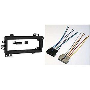 Metra 99-6700 Dash Kit for Ford/Chry/Jeep 74-03 & Scosche CR01B Power 4 Speaker Connector for Chrysler, 1984-Up