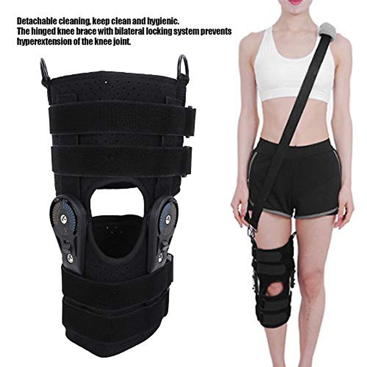 Knee Brace Stabilizers, Adjustable Knee Brace For Meniscus Ligament Sport For Knee Pads & Kneeling Cushions Injury Orthopedic Splint
