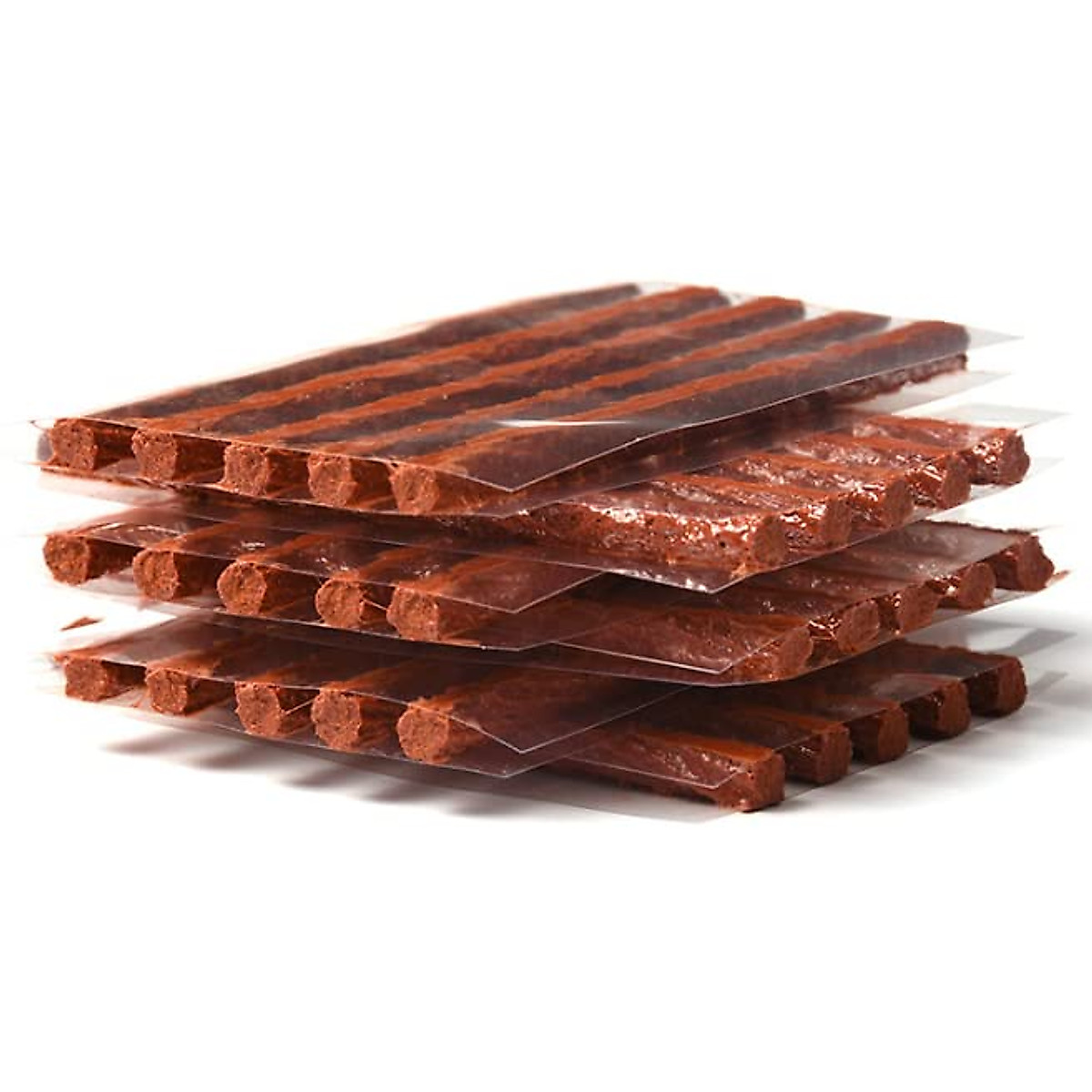 Chrov 100pcs Tire Plugs, Rubber Tire Repair Plugs for Tubeless Off-Road Tires Car, ATV, UTV, Wheelbarrow(4"/8") (4" x1/4", Brown)