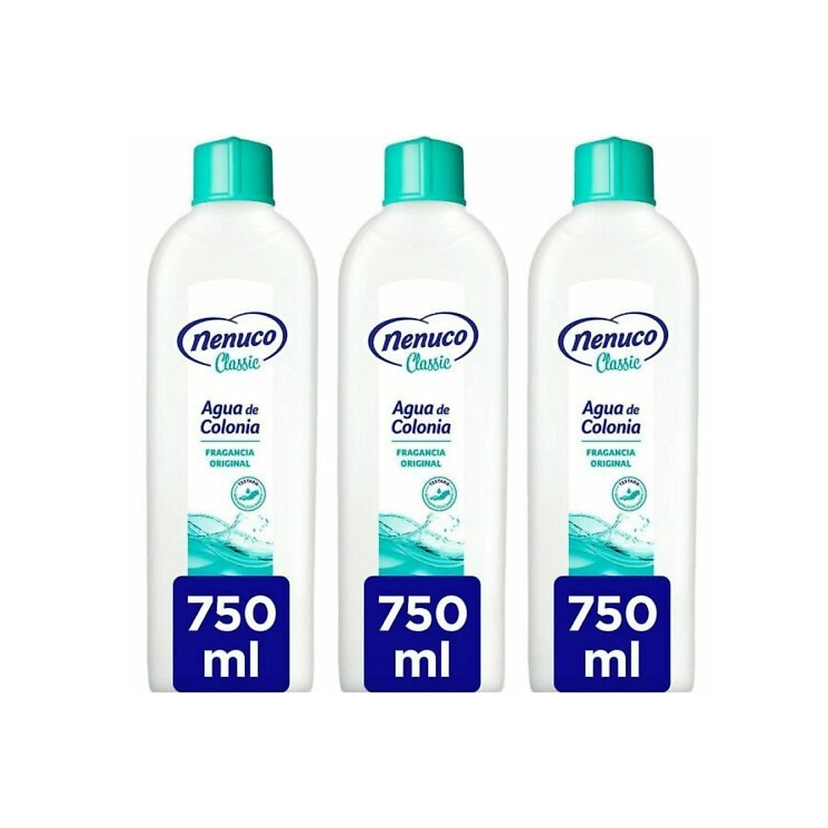 Nenuco Agua de Colonia Clasica Adultos 750 ml / 25.4 Fl oz (Pack of 3)