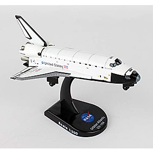 Daron Worldwide Trading PS5823-1 Stamp Orbiter Atlantis Space Shuttle, White