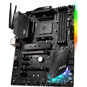 MSI Performance Gaming AMD Ryzen 1st, 2nd, and 3rd Gen AM4 M.2 USB 3.2 Gen 2 DDR4 HDMI Display Port Wi-Fi ATX Motherboard (B450 Gaming PRO Carbon MAX WiFi)