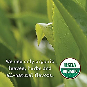 Allegro Tea Organic Decaf Ginger Peach Black Tea Bags, 20 Count