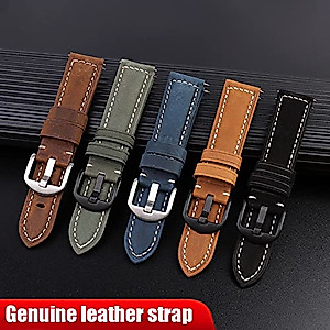 Bands for Moonswatch Watch,Leather Strap Compatible with Omega X Swatch Moonswatch Speedmaster/Rolex/SEIKO Etc 20mm Watch,Quickly Release Swatch Omega Moonswatch Leather Replacement Band