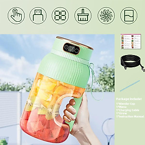 Ovidian Juicer Cup, The Ovidian Portable Juicer, The Ovidian Multifunctional Portable Juicer Cup (Green)