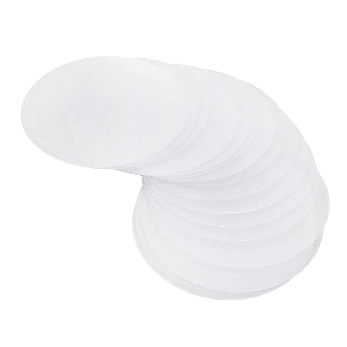 20pcs Dental Hard Splint Sheets Round, Vacuum Forming Sheet Thermoforming Material Round Good Thermoforming Performance, for Vacuum Forming Machine