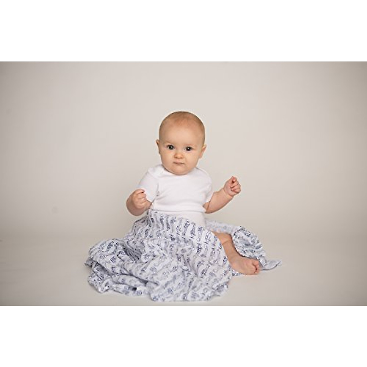 Hudson Baby Unisex Baby Cotton Muslin Swaddle Blankets, Foxes, 3-Pack