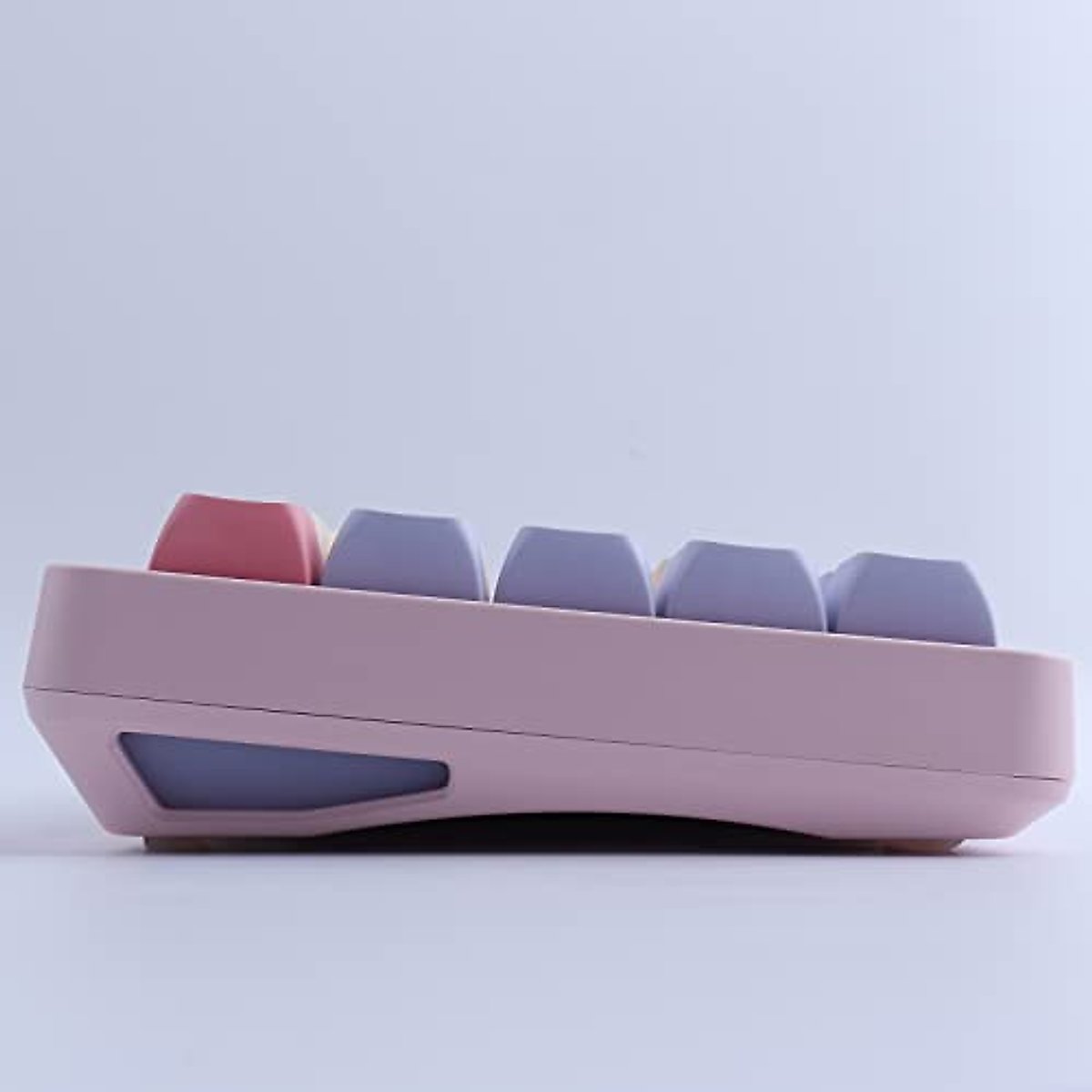 Hyekit PBT Keycaps 132 Keys Marshmallow Keycaps Dye-Sublimation Cute Keycaps XDA Profile Custom Keycaps for Cherry Gateron MX Switches Mechanical Keyboards