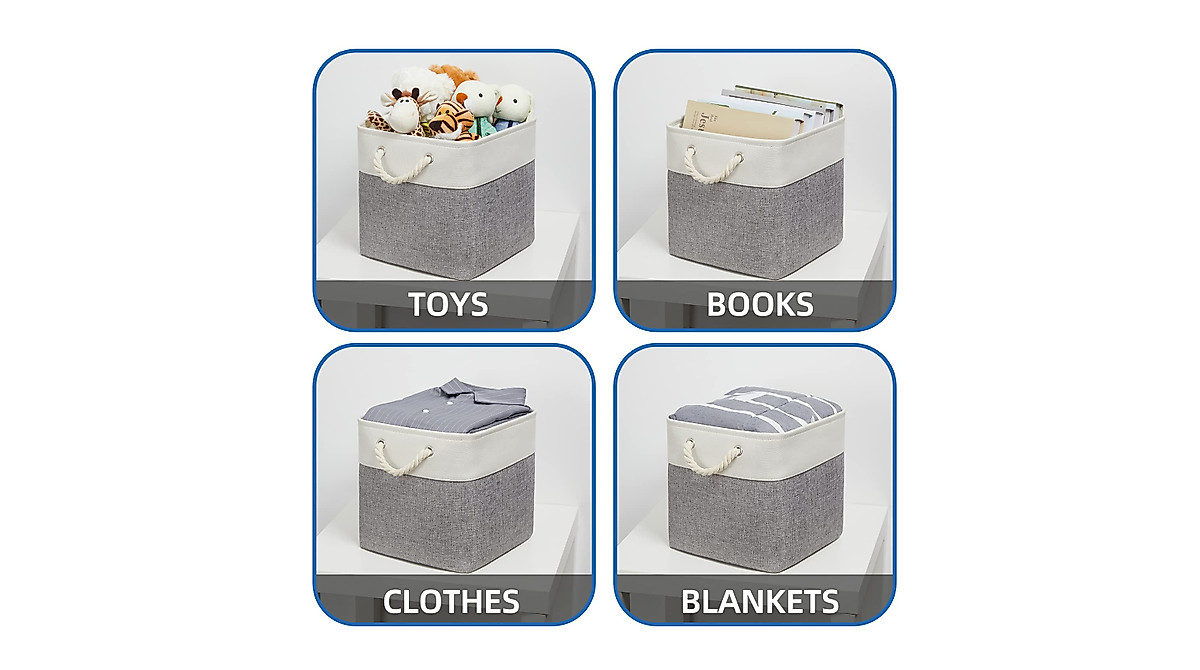 Temary 12-inch Storage Cubes - Stylish & Practical