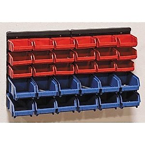 30 Wall Mounted Small Parts Storage Bins