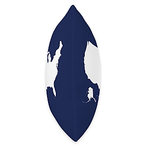 USA Map Throw Pillow