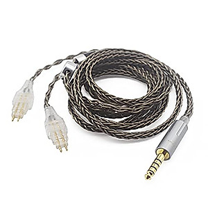 Youkamoo 4.4mm Balanced Replacement Upgrade Cable Compatible for Sennheiser HD650, HD600, HD580, HD660S, HD58X, HD6XX Headphones Upgrade Cable