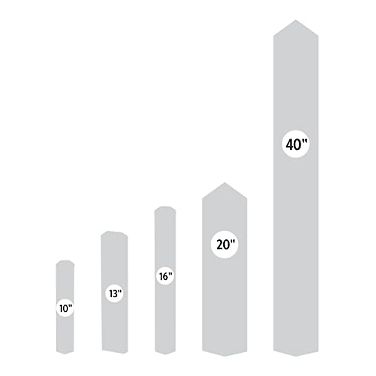 Studio M Choose Your Friends 13" Mini Art Pole Small Decorative Indoor/Outdoor Garden Post, Great Gift, Stake Included for Easy Installation, No Digging - Made in The USA