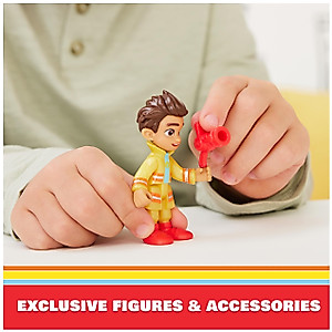 Disney Junior Firebuds Action Figures Gift Pack with 3 Collectible Kids Toys: Bo, Jayden and Violet and Accessories, for Ages 3 and up