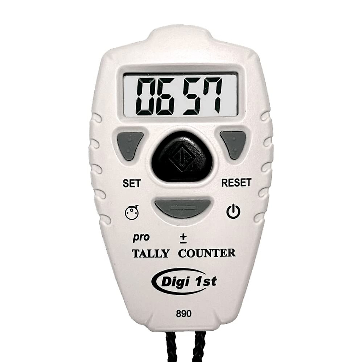 Digi 1st TC-890 Digital Tally Counter, Electronic Up Down Clicker Counter, Add/Subtract People Counter, Handheld Pitch Counter for Golf, Lap & Knitting (1-Pack)